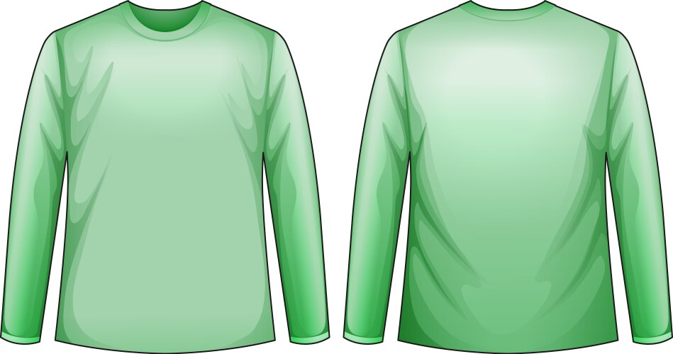 Plain t shirt back and front Vector Images & Graphics for Commercial ...