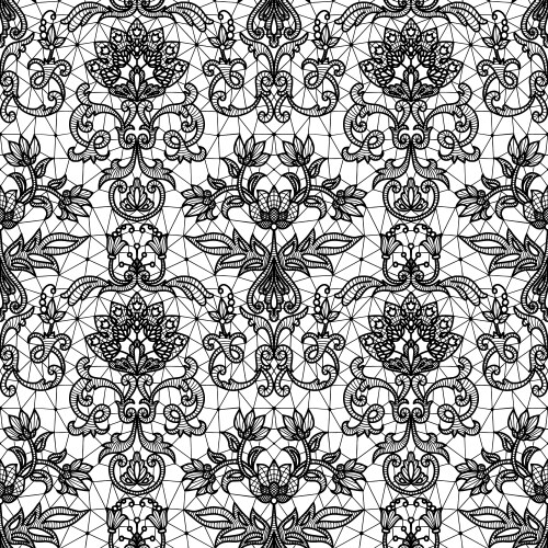 Black lace lingerie Royalty Free Vector Image - VectorStock