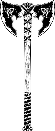 Minotaur with a axe Royalty Free Vector Image - VectorStock