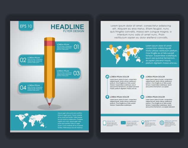 Modern infographic elements for business Vector Image