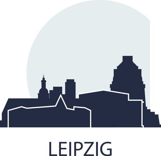 Leipzig logo Royalty Free Vector Image - VectorStock