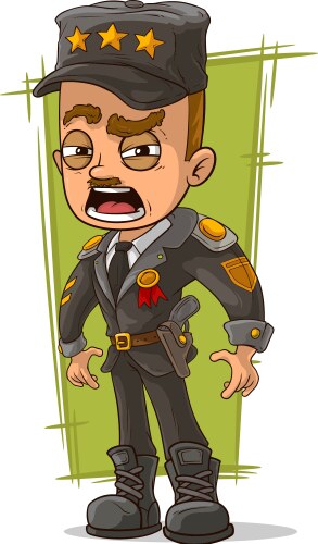 Cartoon army soldier boy big set for animation Vector Image