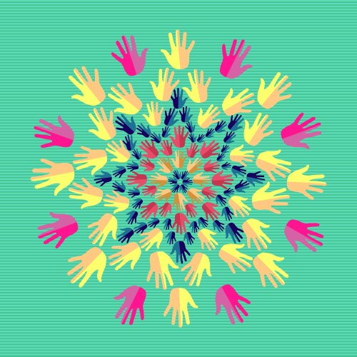 Mandala Human Vector Images (over 2,100)