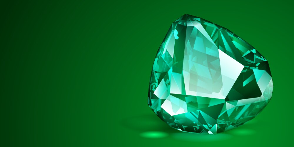 A big precious crystal Royalty Free Vector Image