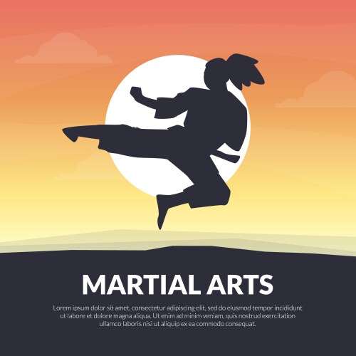 Karate club logo Royalty Free Vector Image - VectorStock