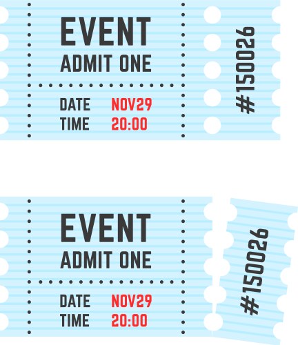 Raffle Ticket Vector Images (over 7,300)