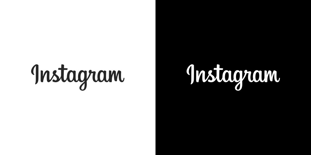 Instagram Writing Logo