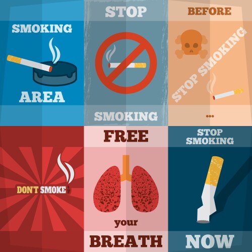 Quit Smoking Poster Vector Images (over 1,400)