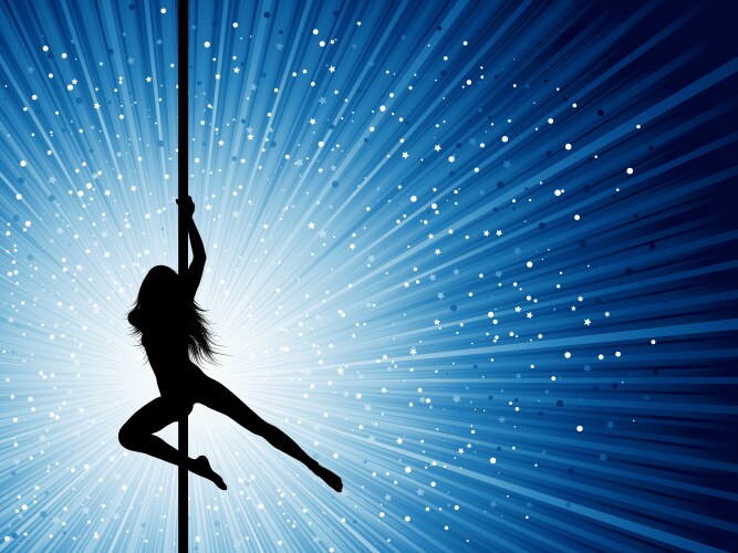 Pole dancer Royalty Free Vector Image - VectorStock