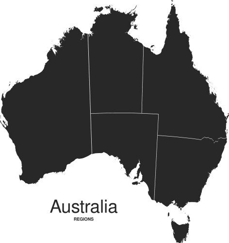 Australia Map Silhouette Vector Images (over 7,500)