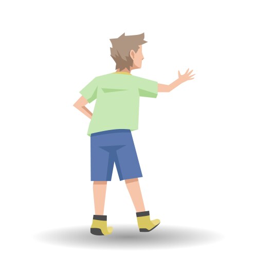 Boy Back Side Vector Images (over 2,700)