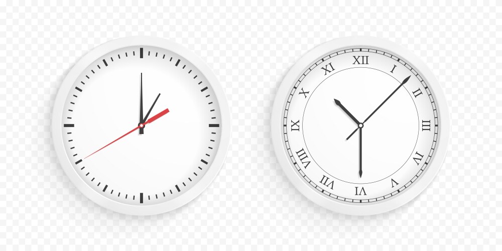Clock Royalty Free Vector Image - VectorStock