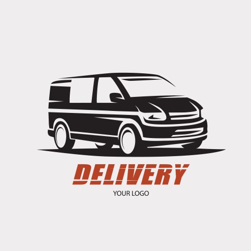 Delivery and shipping service logo template Vector Image