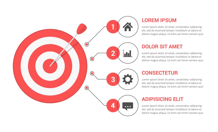 Business meeting and target with dollar sign aim Vector Image
