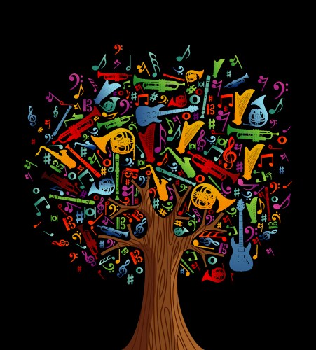 Music Notes Trees Vector Images (over 1,100)