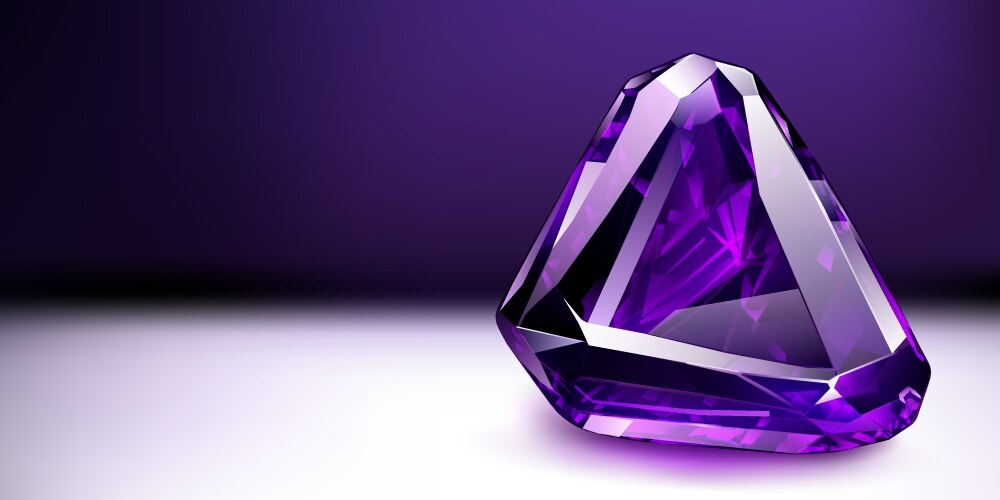 A big precious crystal Royalty Free Vector Image