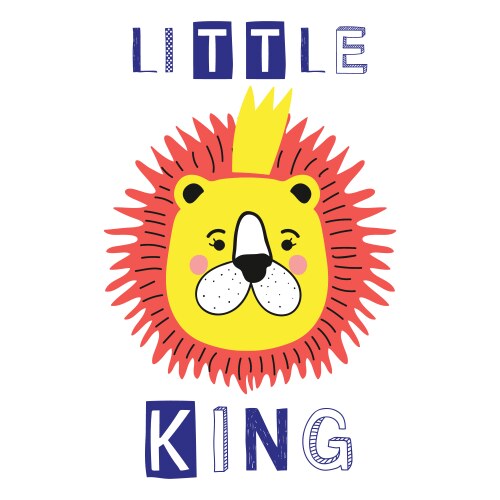 Little king Royalty Free Vector Image - VectorStock