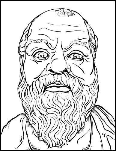 Socrates vintage Royalty Free Vector Image - VectorStock