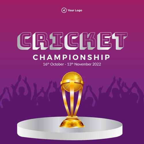 Cricket Team Poster Template Vector Images (over 440)