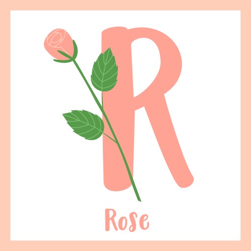 R Letter Rose Vector Images (over 160)