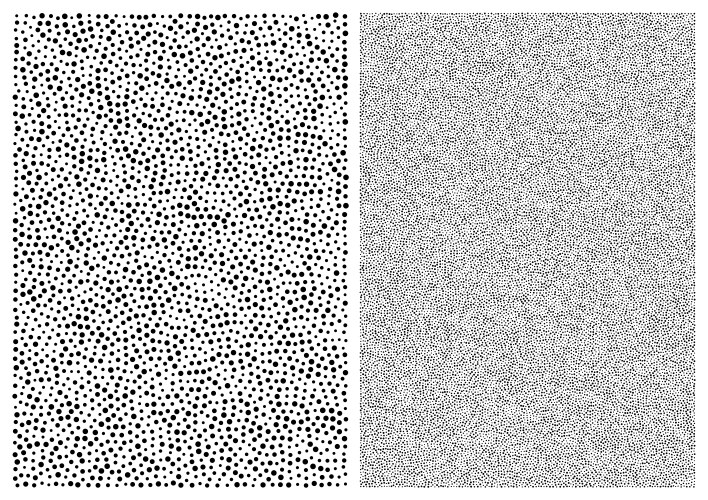 Random circles dots noise half-tone pattern Vector Image
