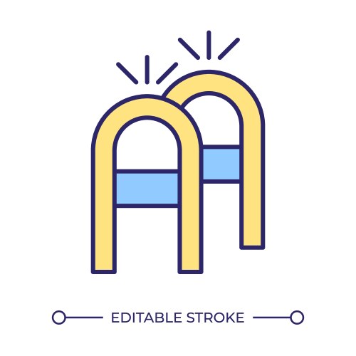 Role-based access control concept icon Royalty Free Vector