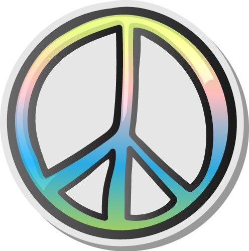 Peace sign Royalty Free Vector Image - VectorStock