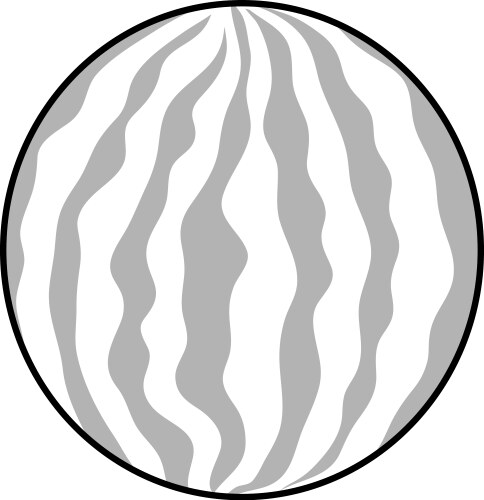 Watermelon Outline Vector Images (over 7,300)