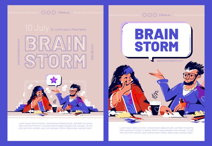 Doodle brain storm Royalty Free Vector Image - VectorStock