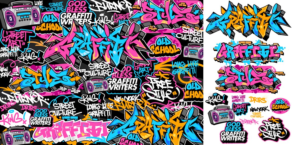 Graffiti Royalty Free Vector Image - VectorStock