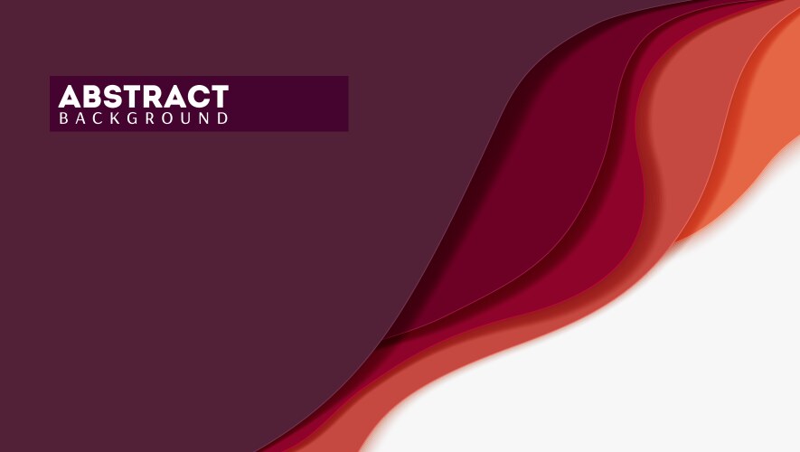 Abstract design with multi colored layers of paper