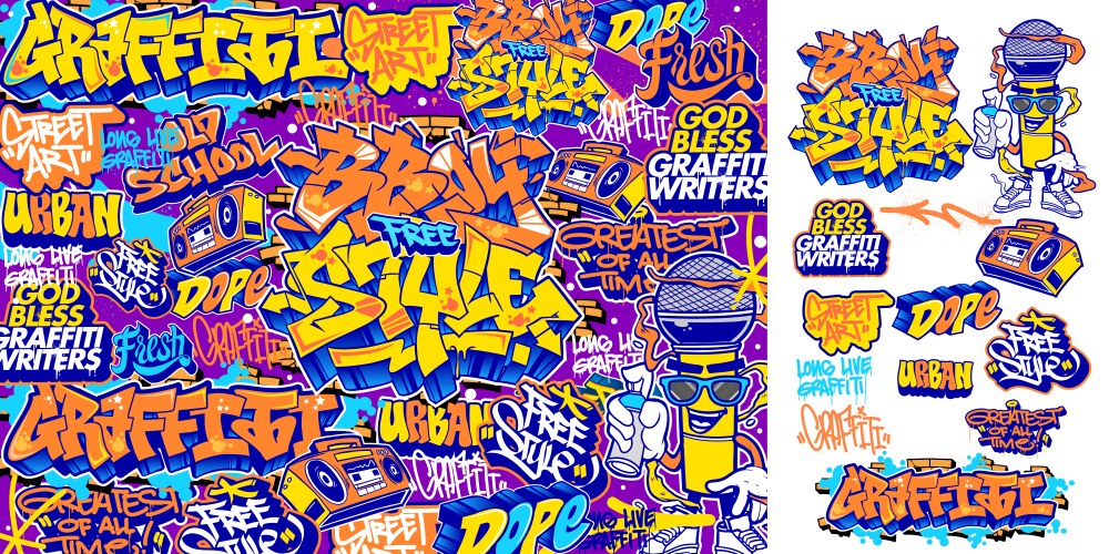Graffiti Royalty Free Vector Image - VectorStock