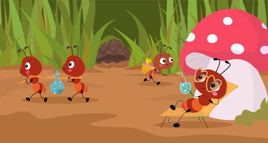 Cute Cartoon Ant Vector Images (over 4,300)