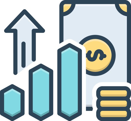 Increase revenue Royalty Free Vector Image - VectorStock