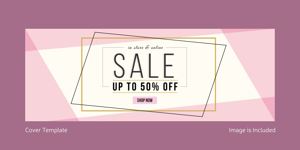 Summer sale cover page design Royalty Free Vector Image