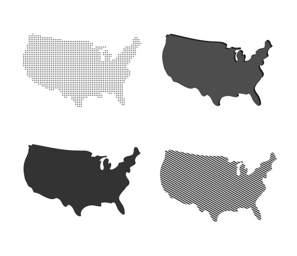 USA Map Pixel Art Vector Images (over 190)