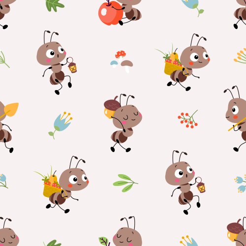 Cute Cartoon Ant Vector Images Over 4 300