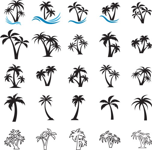 Palm Tree Template Laser Cut Wall Art Palm Tree Decorative Beach Scene