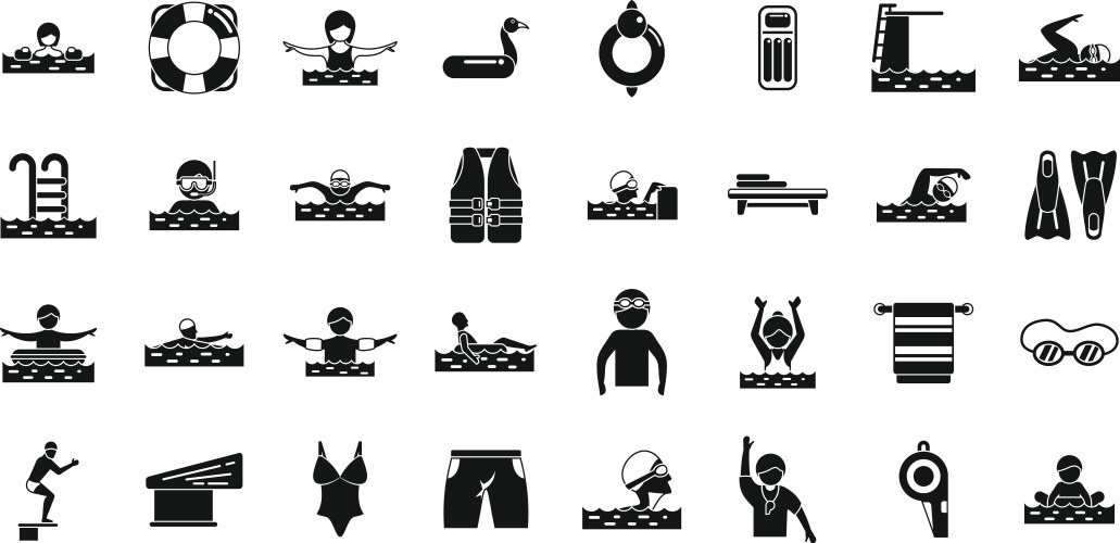 Swimming Pool Classes Vector Images (over 470)