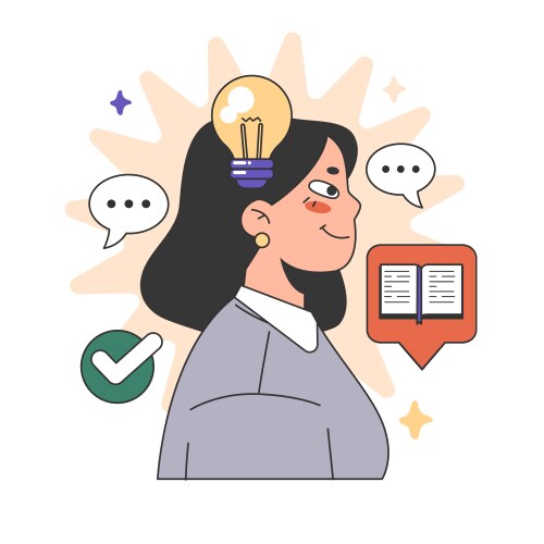 Training workshop interactive process Royalty Free Vector