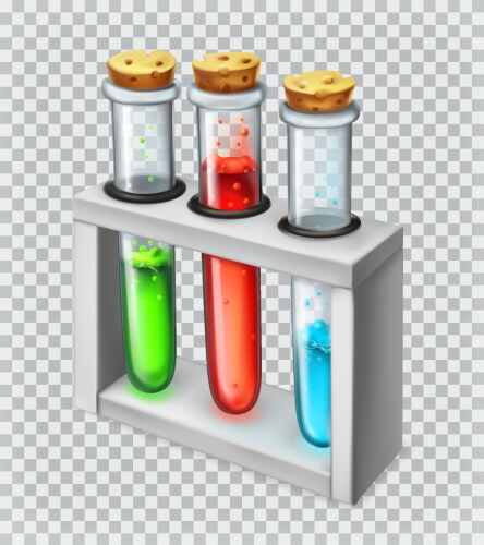 Test tube Royalty Free Vector Image - VectorStock