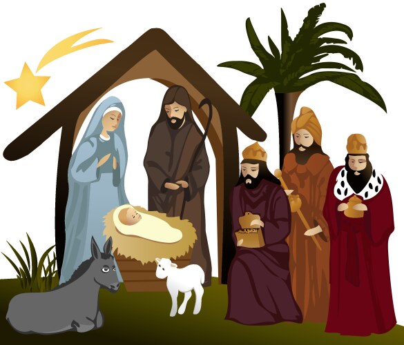 Nativity Vector Images & Graphics for Commercial Use | VectorStock