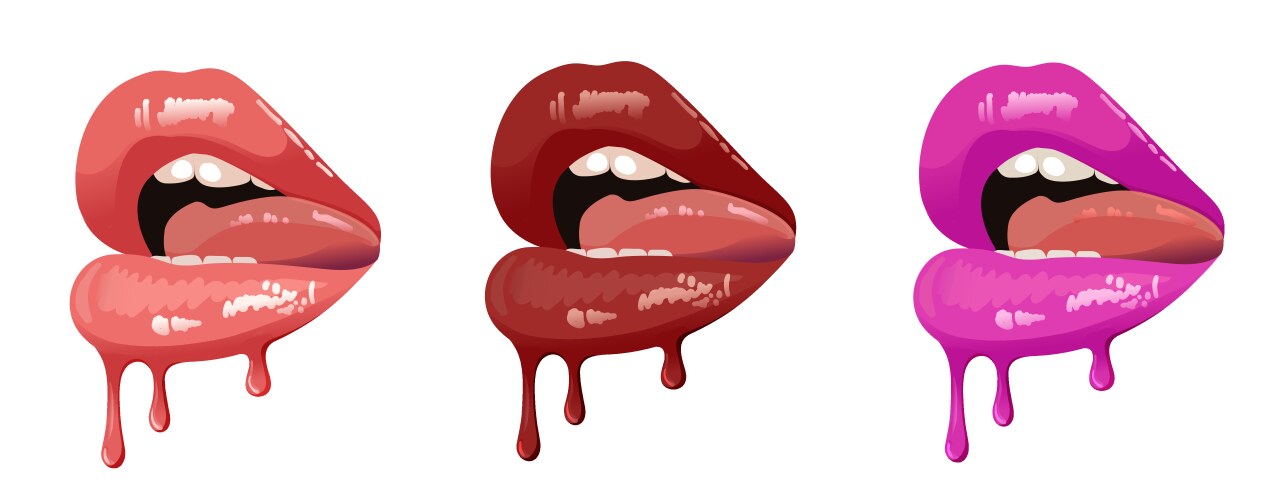 Dripping Lips Vector Images (over 460)