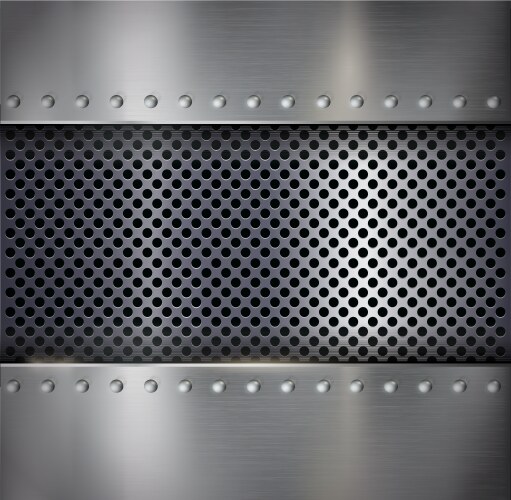 Metal background Royalty Free Vector Image - VectorStock