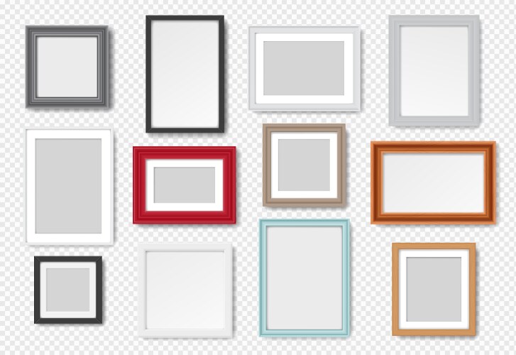 Blank Picture Frame Template Vector Images (over 36,000)