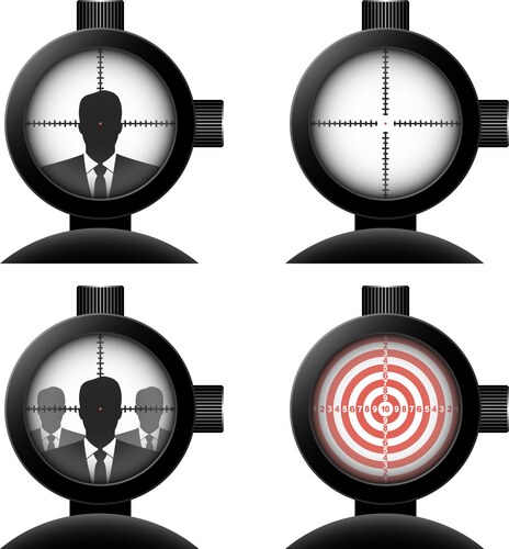 Various weapon sights sniper rifle optical scopes – Royalty-Free Vector ...