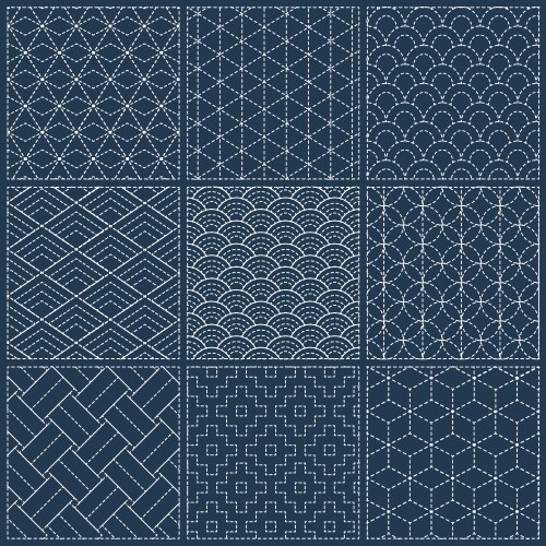 Chinese classic seamless pattern with golden Vector Image