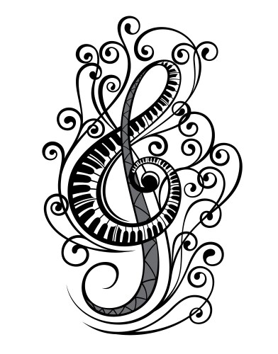 Music note icon Royalty Free Vector Image - VectorStock