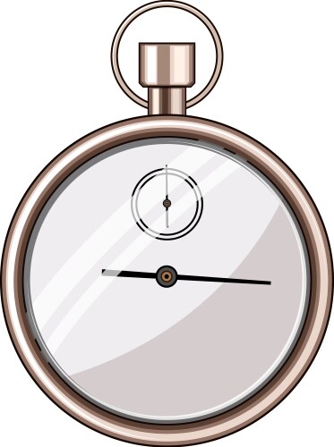 Speed stopwatch cartoon Royalty Free Vector Image