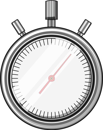 Speed stopwatch cartoon Royalty Free Vector Image